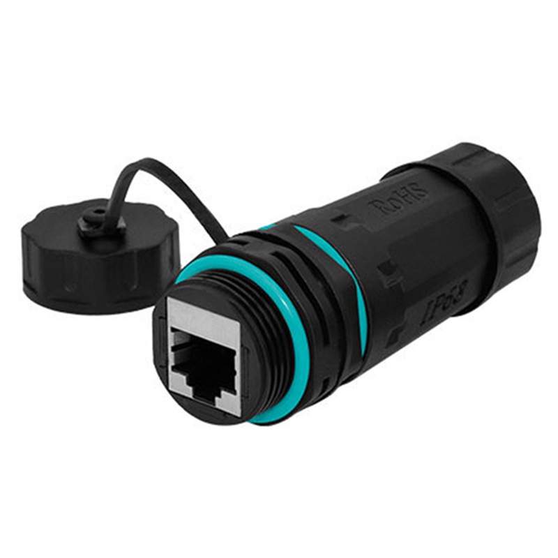 Jual RJ45 Network Straight Head IP68 Waterproof Cat5/Cat6 Network Cable ...