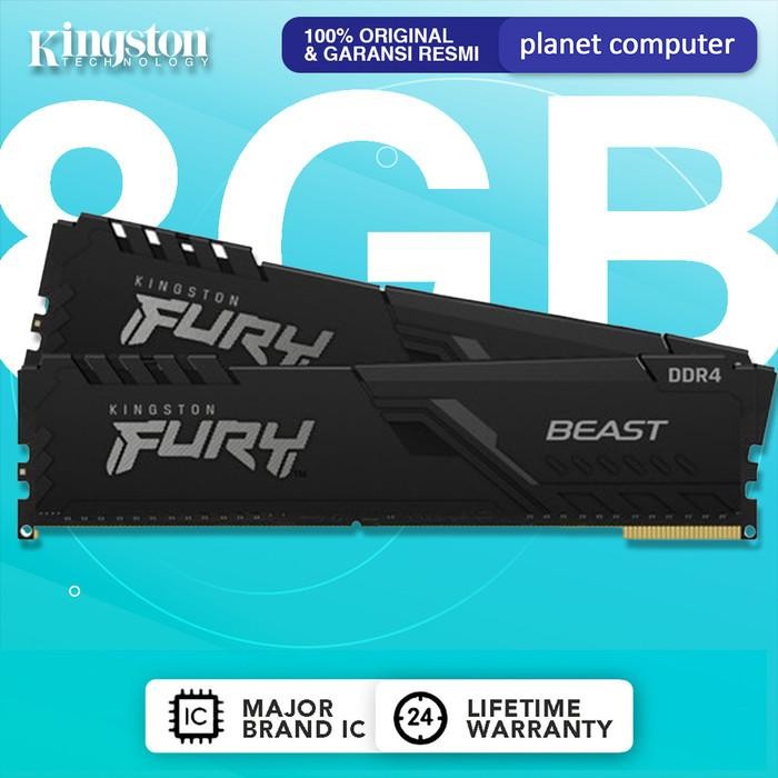 Jual Bazzar Komp Ram Kingston Fury Beast Ddr4 8Gb 3200 Mhz 25600 Ram Pc ...