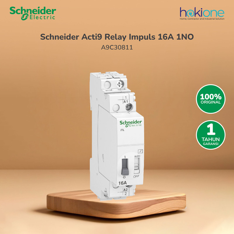 Jual Schneider Acti9 Relay Impuls 16A 1NO - A9C30811 | Shopee Indonesia