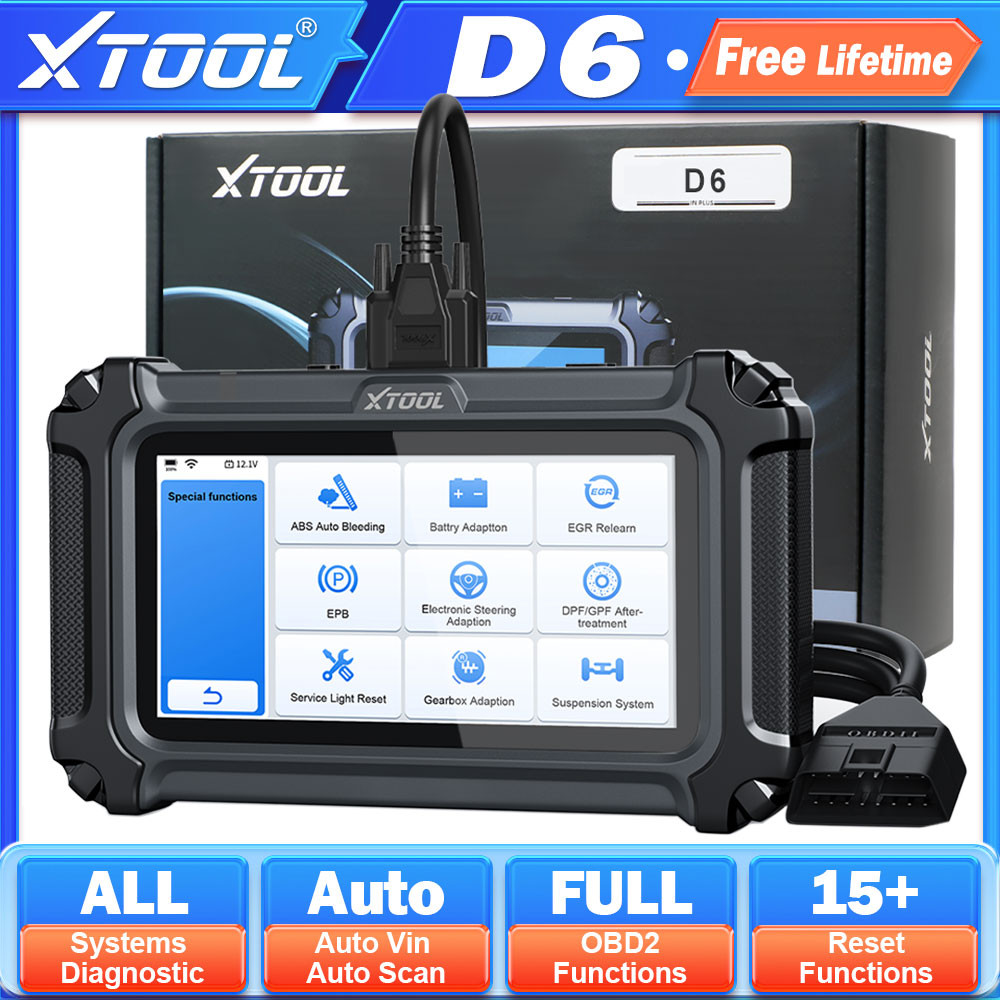 Jual NEW Xtool D6 All System Scanner Full OBD2 Automotive Diagnostic ...