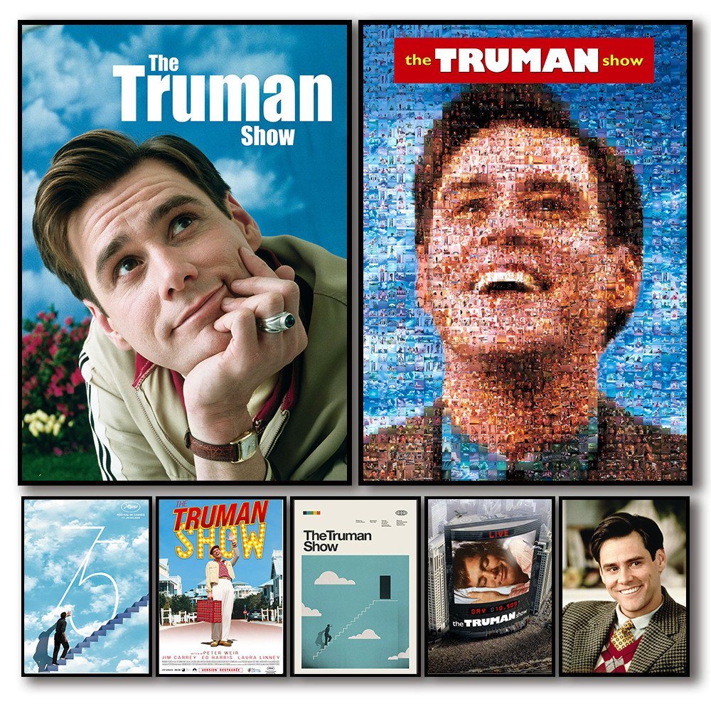 Jual The Truman Show Poster Aesthetics Retro Movie Quotes Free Guy Film ...