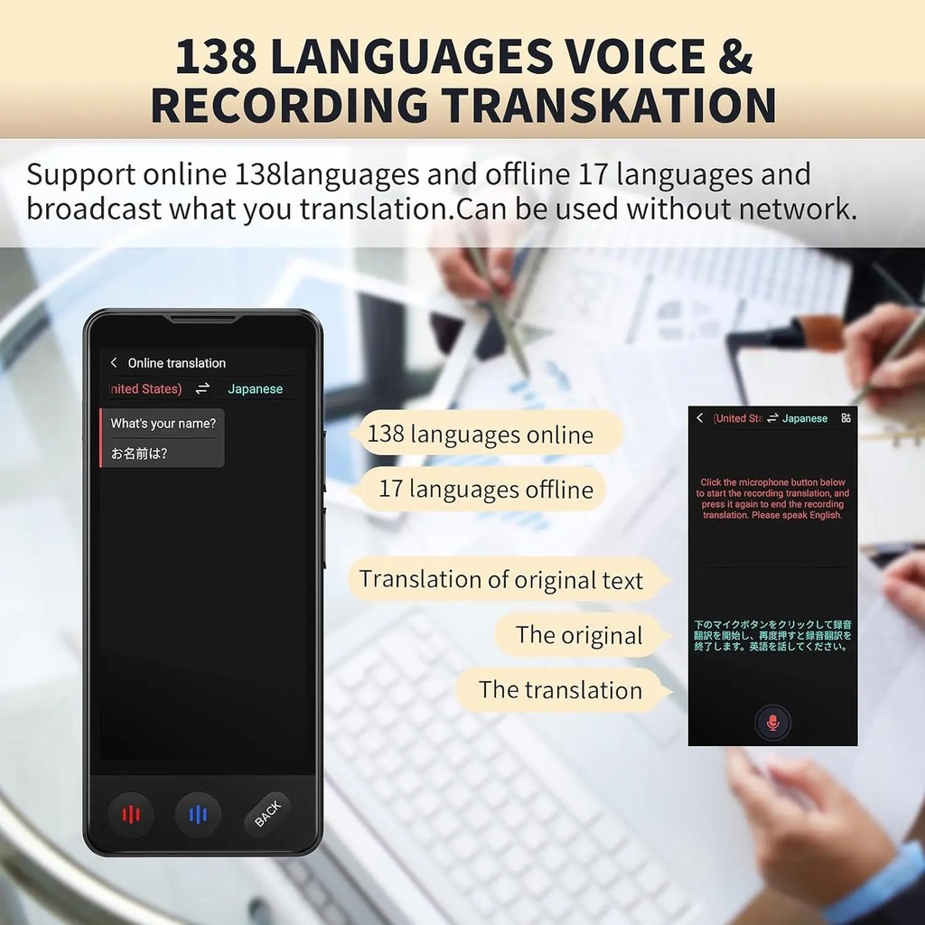 Jual Smart Ai Chatgpt Voice Assistant Accurate Translator Touch Screen ...