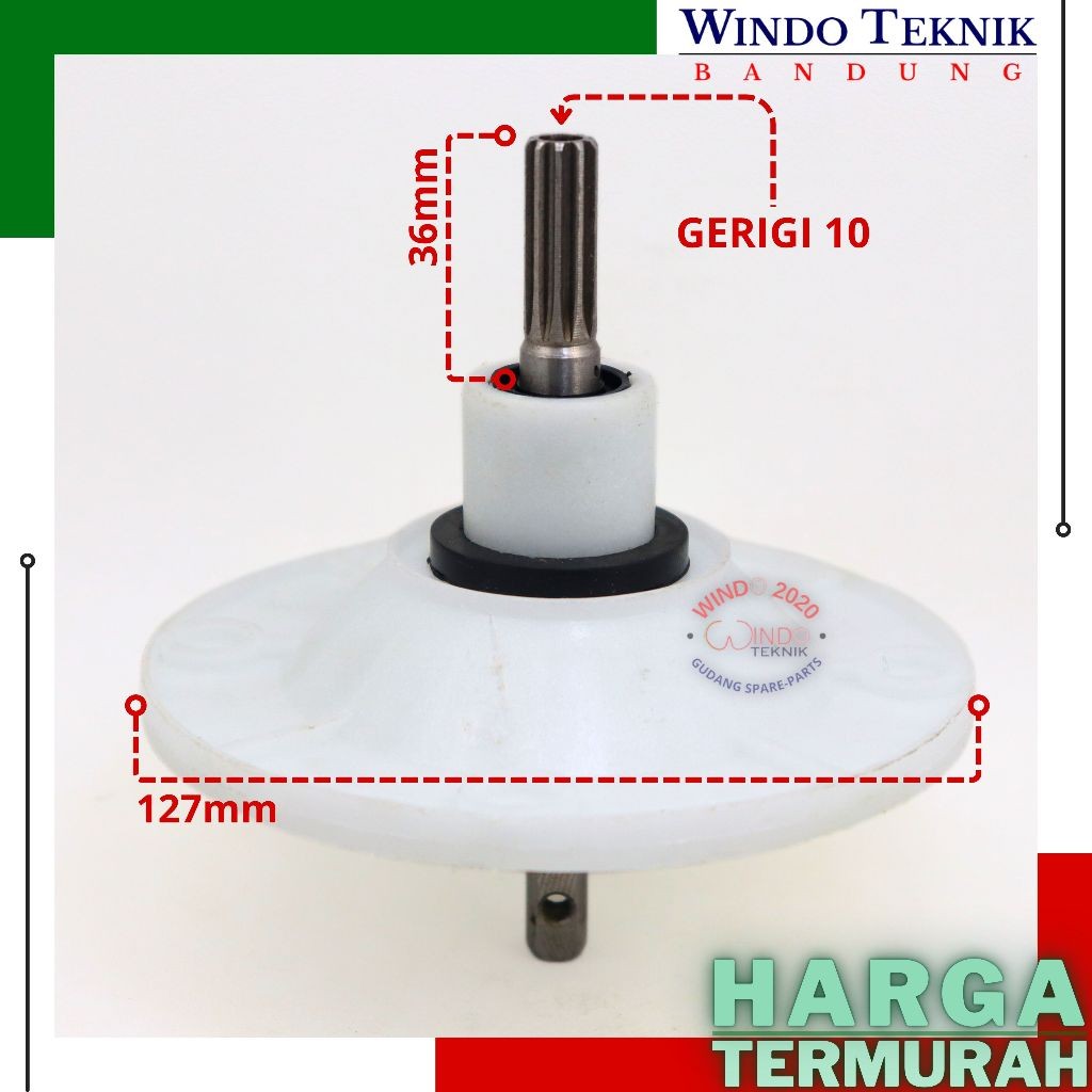Jual GEARBOX MESIN CUCI SHARP NON PULLY GIGI 10 GERBOX GIRBOX | Shopee ...