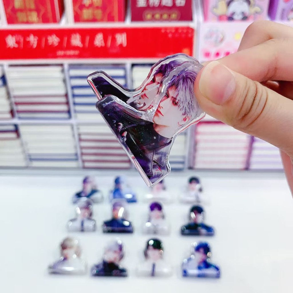 Jual 48Pcs Anime Love And Deepspace Sylus Zayne Rafayel Xavier Cosplay ...