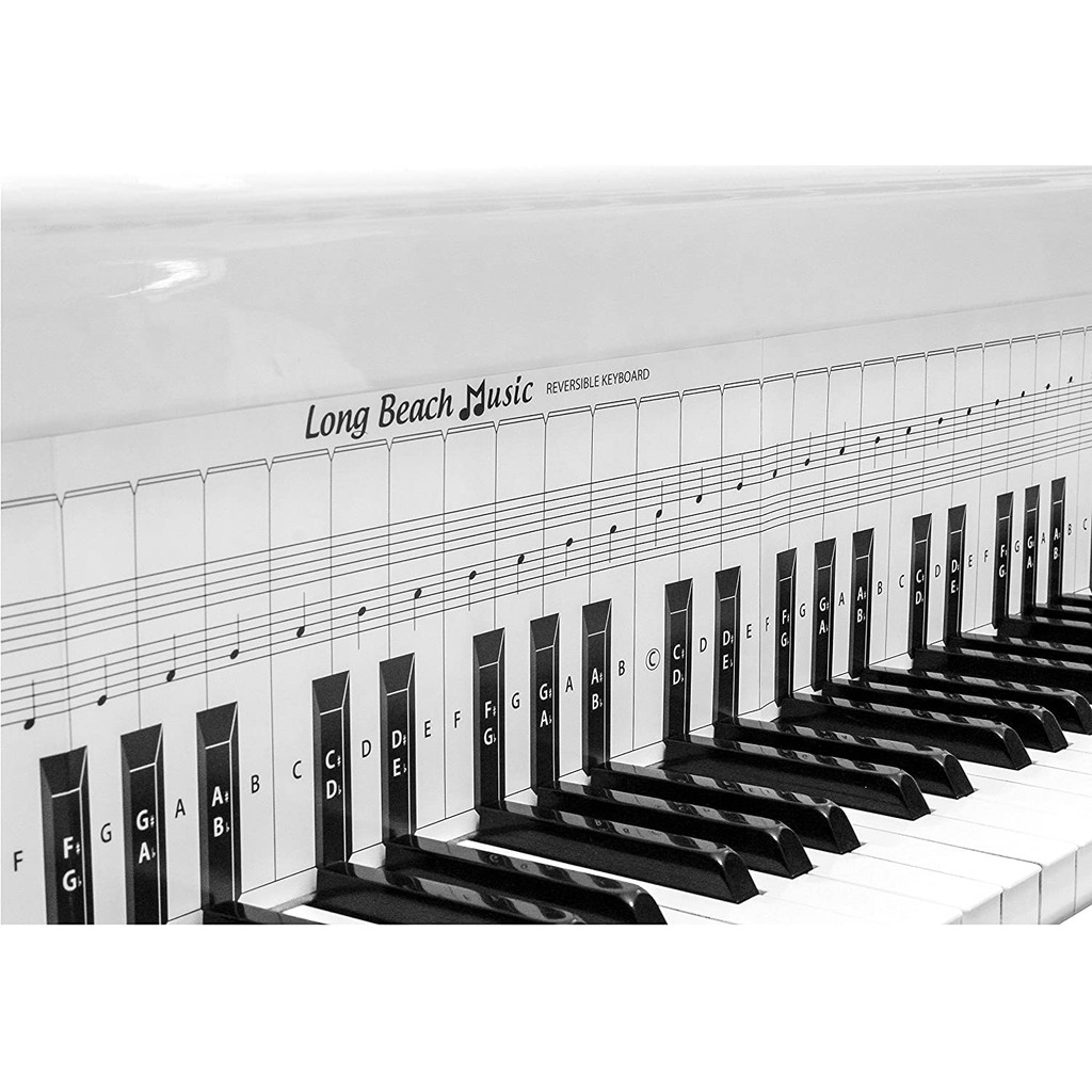 Jual NEW Practice Keyboard & Note Chart for Behind the Piano Keys ...