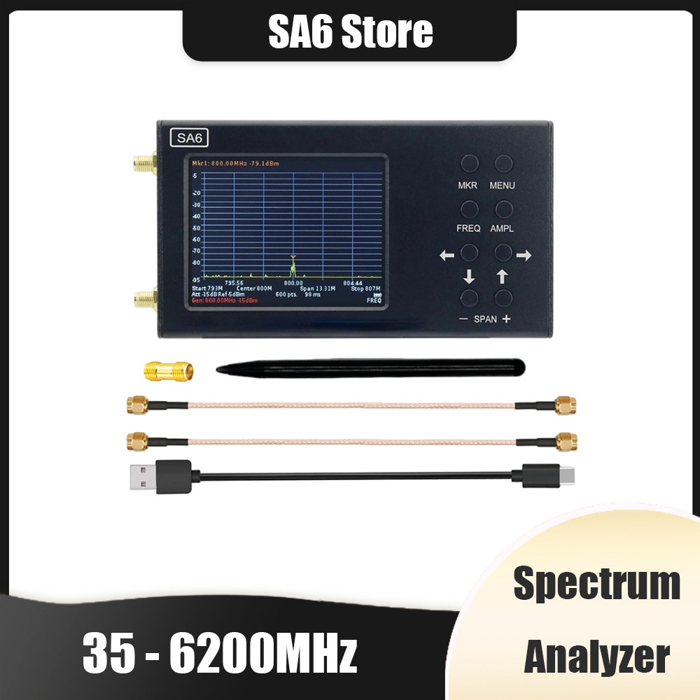 Jual SALE SA6 6GHz Spectrum Analyzer 35-6200MHz Signal Generator ...
