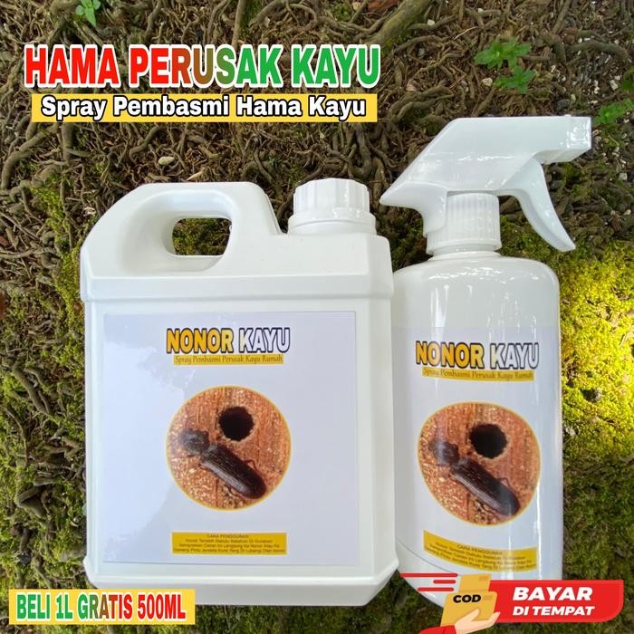 Jual Pembasmi Teter Kayu Nonor Kayu Lebah Kayu Kutu Kayu 1 LITER+500ML ...