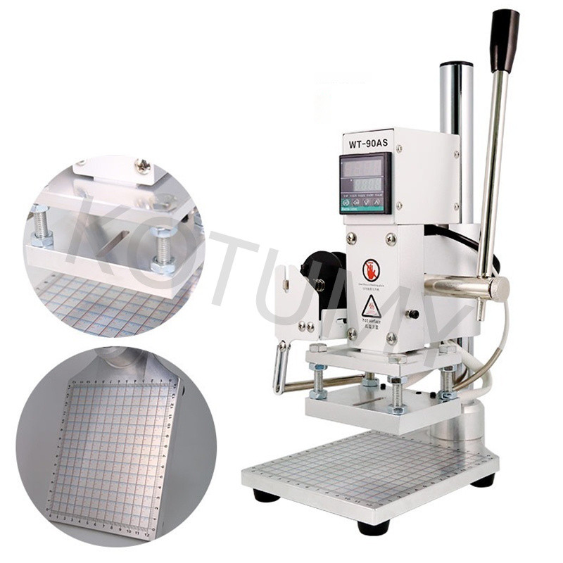 Jual Digital Display Stamping Machine Table Type Small Leather Hot ...