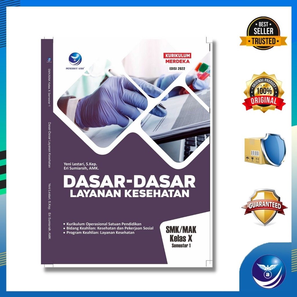 Jual Penerbit Andi - Buku Puske - Dasar-Dasar Layanan Kesehatan SMK ...