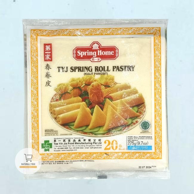 Jual InstanTanyadulu- TYJ Spring Home Spring Roll Pastry Kulit Lumpia 5 ...