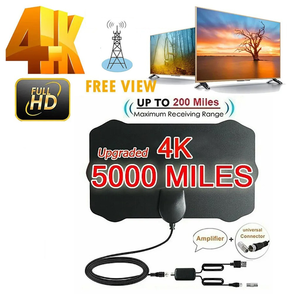 Jual Kebidumei 25DB High Gain Indoor Digital TV Antenna 8K 4K 1080P ...