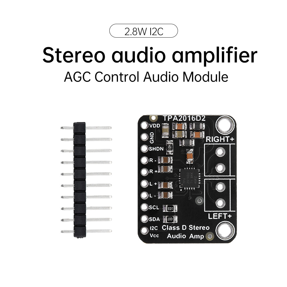 Jual Digital Sound Amplifier Board Stereo Class D Audio Power Amplifier Module TPA2016D2 2.8W ...