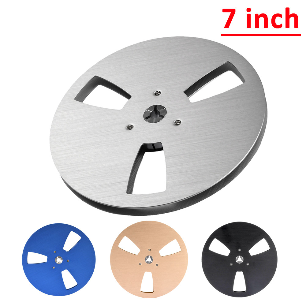 Jual 7 Inch Takeup Reel Empty Aluminum Alloy Take Up Reel to Reel Small ...