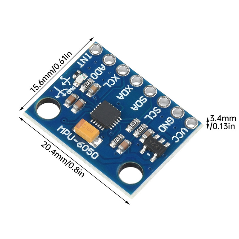 Jual MPU-6050 MPU6050 3 Axis Accelerometer Gyroscope Module 6 DOF 6 ...
