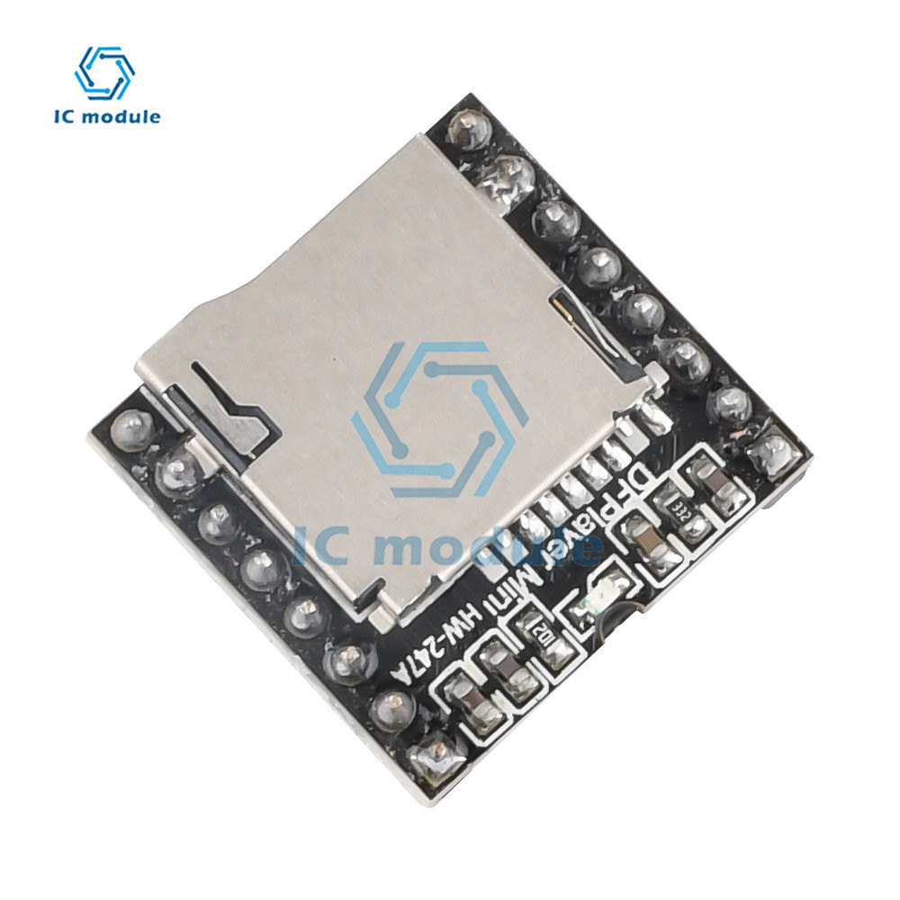 Jual DFPlayer Mini TF MP3 Player Module for Micro SD Card U-Disk IO ...