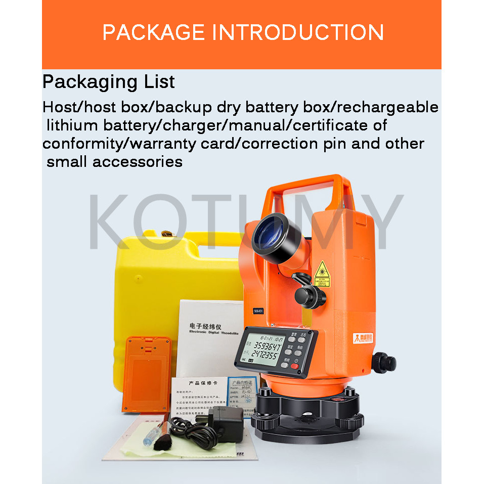 Jual Light Genuine Double Laser Electronic Theodolite High-Precision Mapping Instrument Outdoor ...