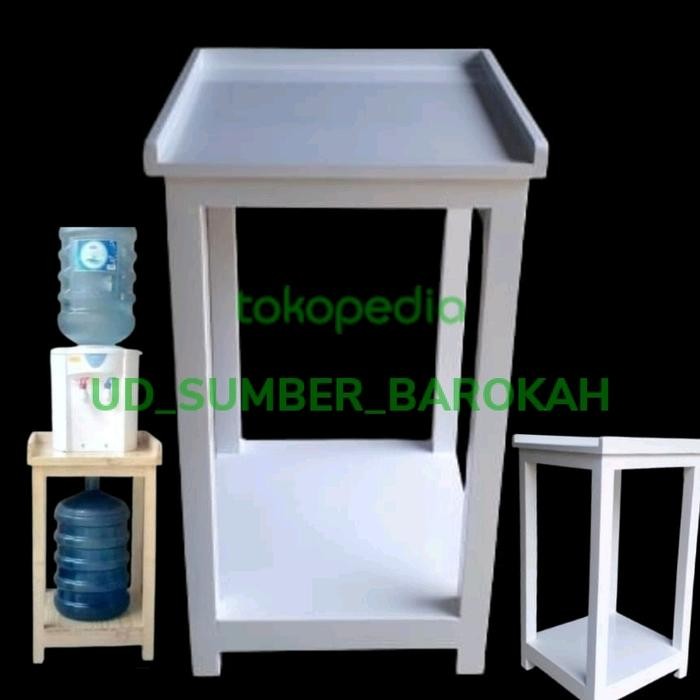 Jual meja dispenser (kayu jati belanda) | Shopee Indonesia