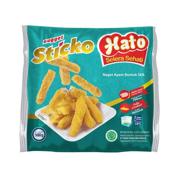 Jual HATO CHICKEN NUGGET STICKO 500 GR | Shopee Indonesia