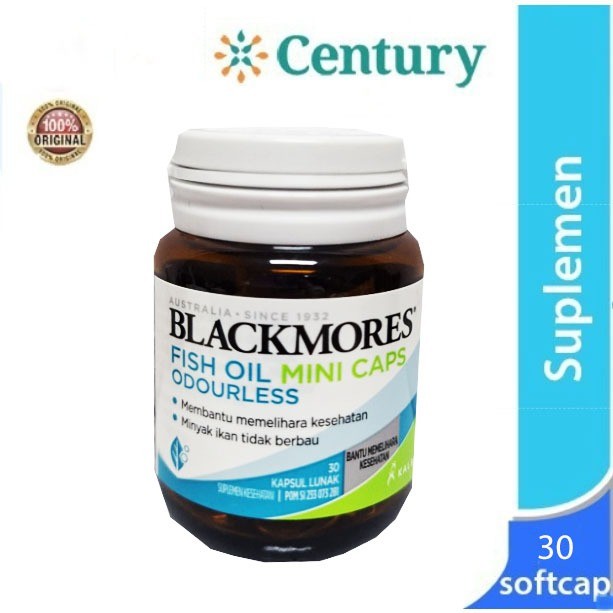 Jual BLACKMORES FISH OIL MINI KAPSUL / EPA / DHA / OMEGA 3 | Shopee Indonesia