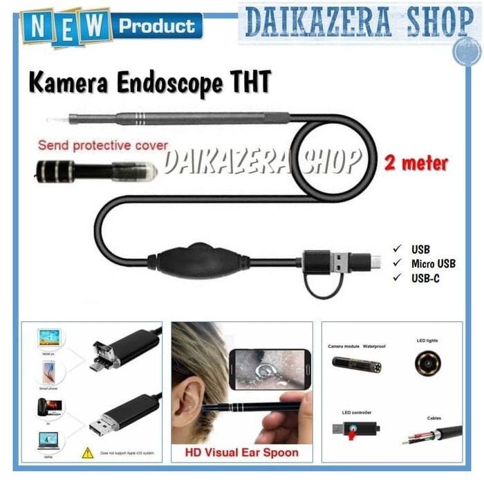 Jual Zooma- Kamera Endoscope Hd Visual Usb Earpick / Kamera Tht 720P ...
