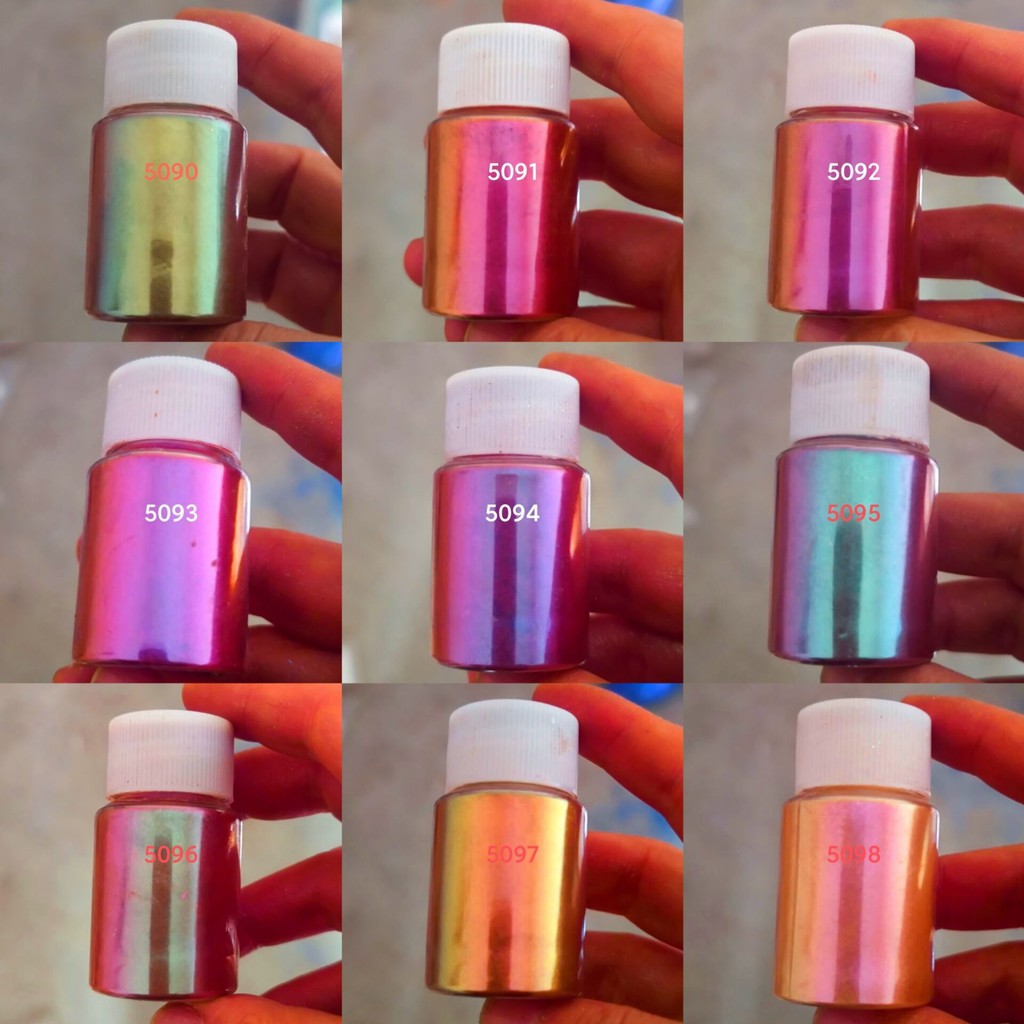 Jual Chameleon Powder 20 Colors Shift Mica Powder For Epoxy Resin ...