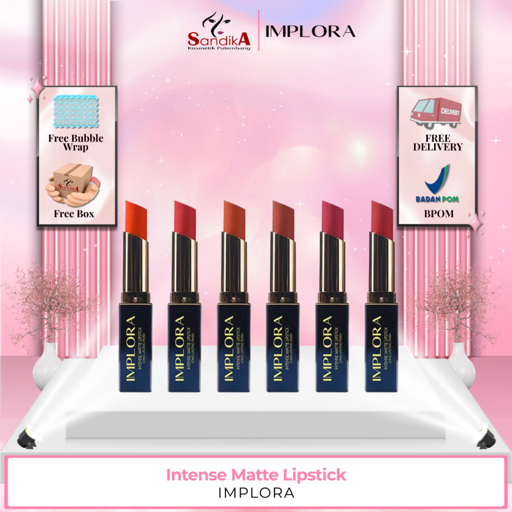 Jual IMPLORA LIPSTICK LONG WEARING INTENSE MATTE | Shopee Indonesia
