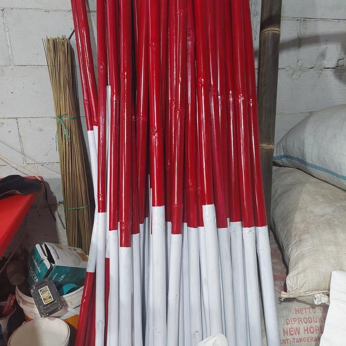 Jual BERAGAM BAMBU TIANG BENDERA UMBUL2 PANJANG 3M BENDERA PAI DIAMETER ...