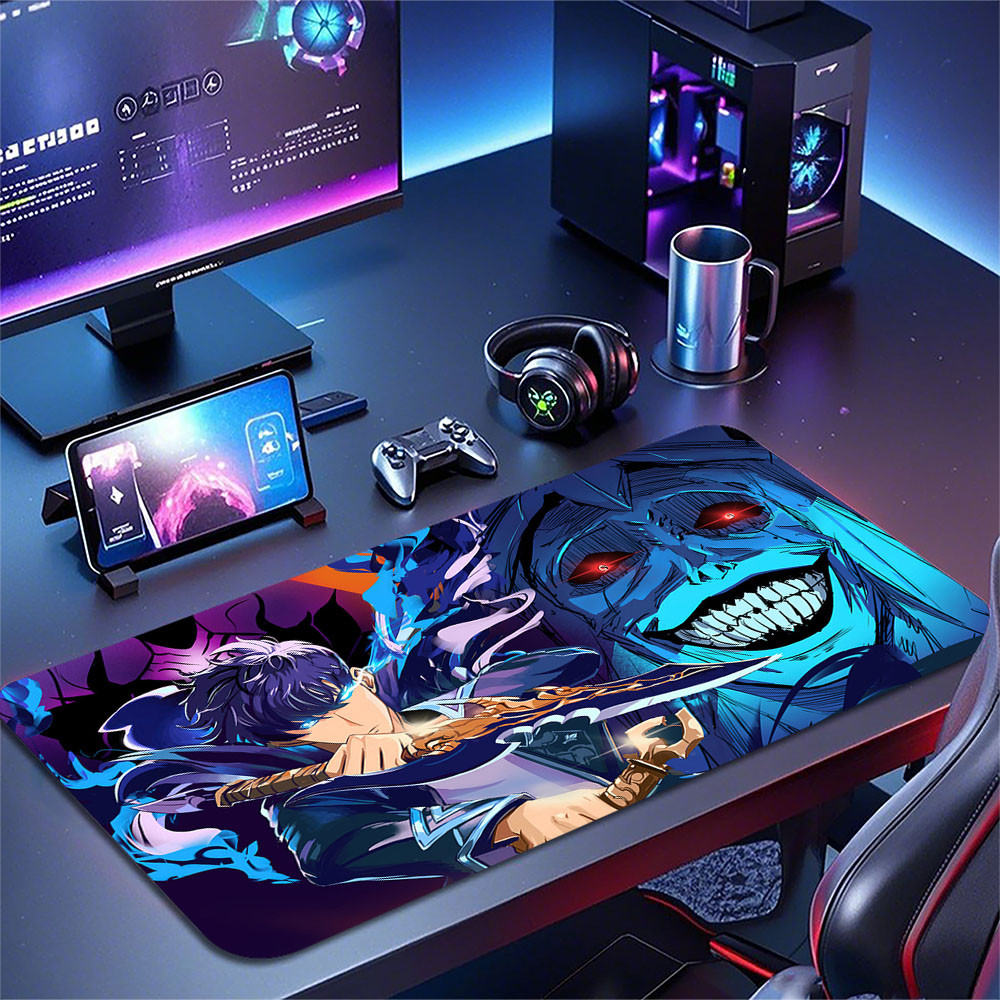 Jual Solo Leveling Mause Pad Anime Mouse Mats Gaming Computer Desk Mat ...