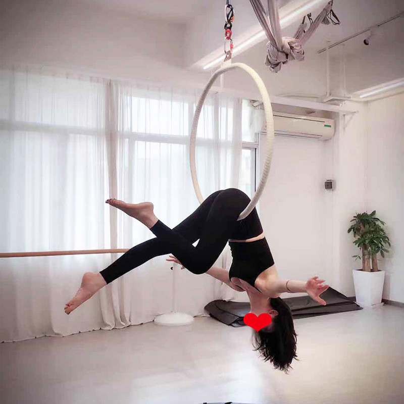 Jual 85cm Aerial Hoop Sets Fitness Gym Stainless Lyra Hoops Aerial Ring ...