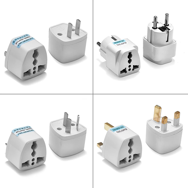 Jual US Plug Adapter Euro AU UK EU KR TO US CN Universal Travel Adapter ...