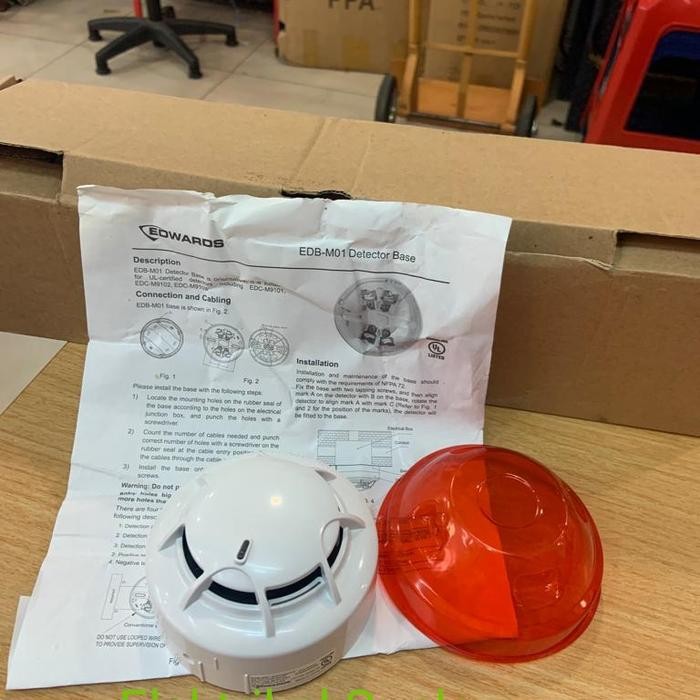 Jual SiapKirim- SMOKE DETECTOR EDWARDS EDC-M9102 EDC M9102 | Shopee ...