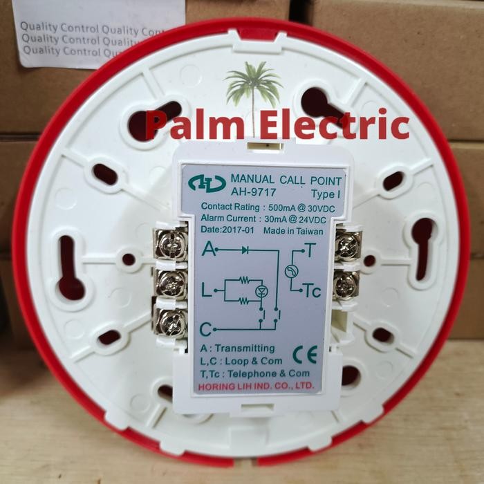 Jual Paling Murah Fire Alarm Manual Call Point Push Button Horinglih Ah ...