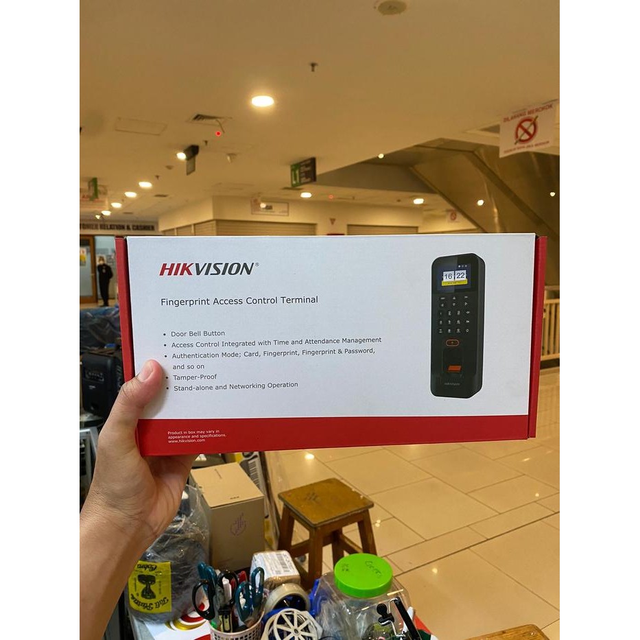 Jual Paket Access Door Hikvision Ds-K1T804Bef Finger Rfid Access ...