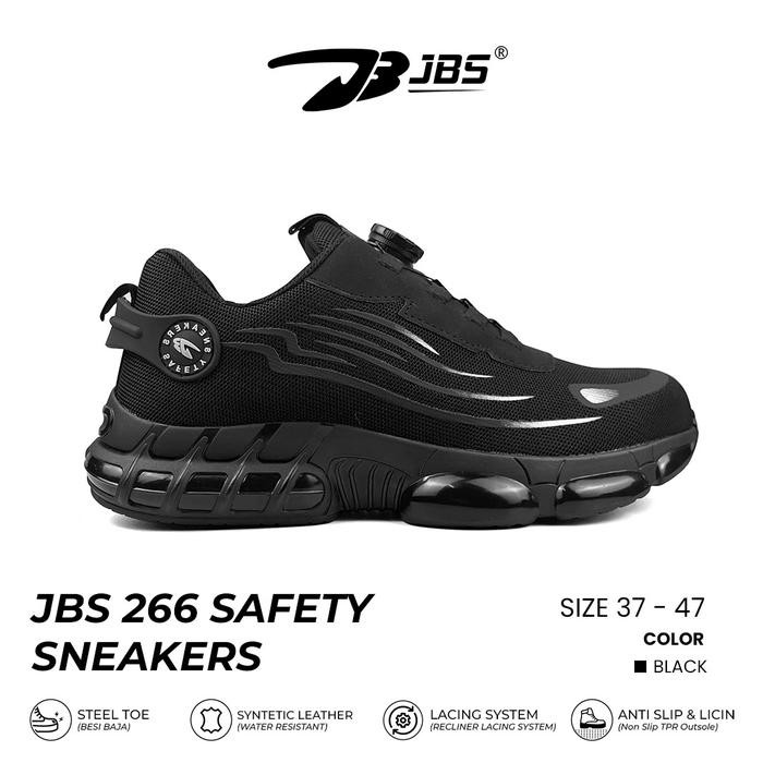 Jual New Sepatu Safety Sneakers Jbs 266 Steel Toe Cap Tali Putar Sepatu ...
