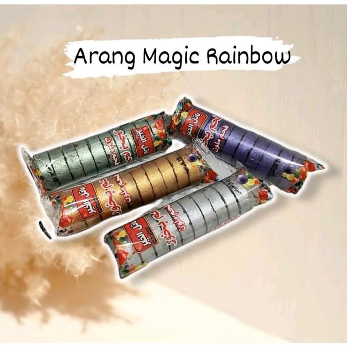 Jual PREMIUM arang magic rainbow arang warna warni arang briket ...