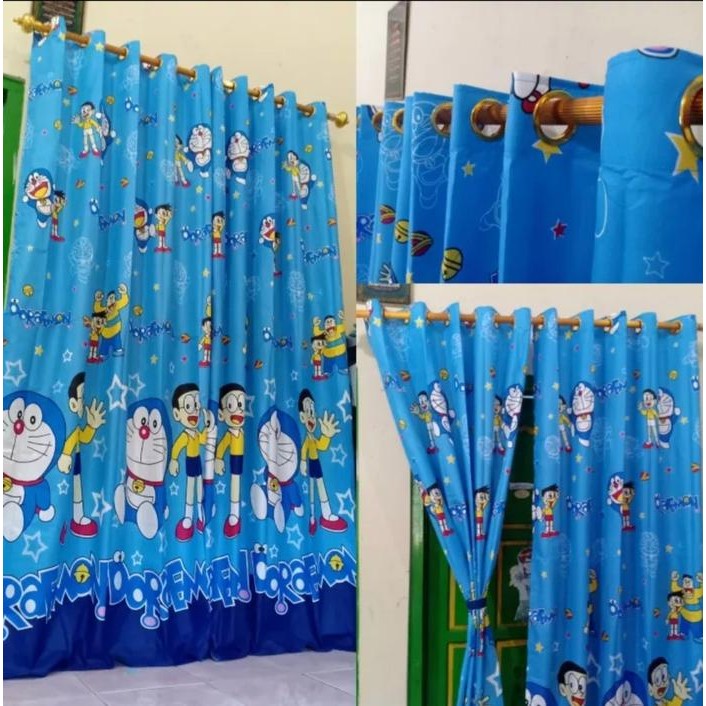 Jual LgsgKirimHariyangSama, Hordeng pintu doraemon model smokring ( 1 ...