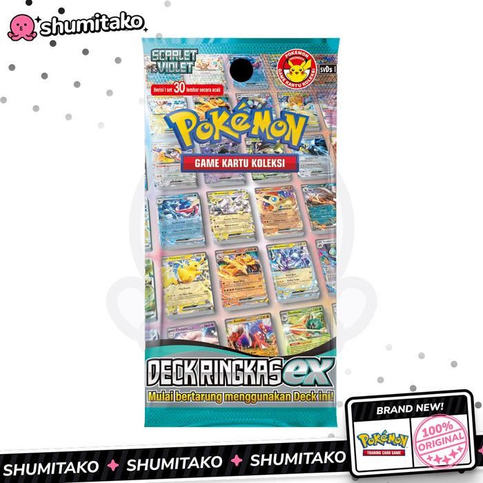 Jual OrderLgsgKirim_ Kartu Pokemon TCG Scarlet Violet Starter Deck Ringkas ex | Shopee Indonesia