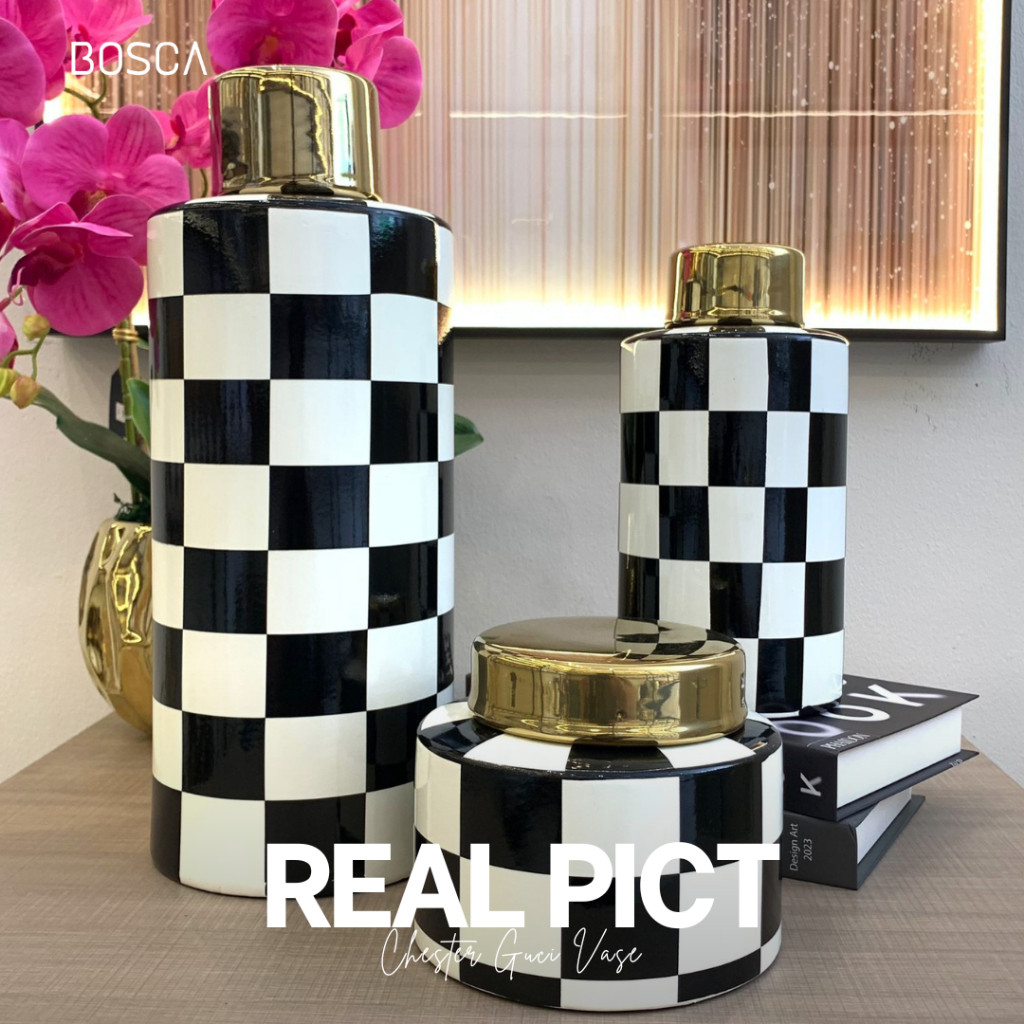 Jual Bosca Living - Chester Guci Vase Set Decorative / Set Vas Guci ...
