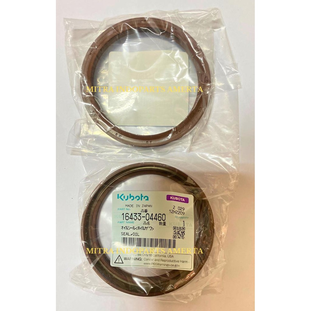 Jual SEAL OLI CRANKSHAFT BELAKANG KUBOTA (16433-04460) GENUINE | Shopee ...