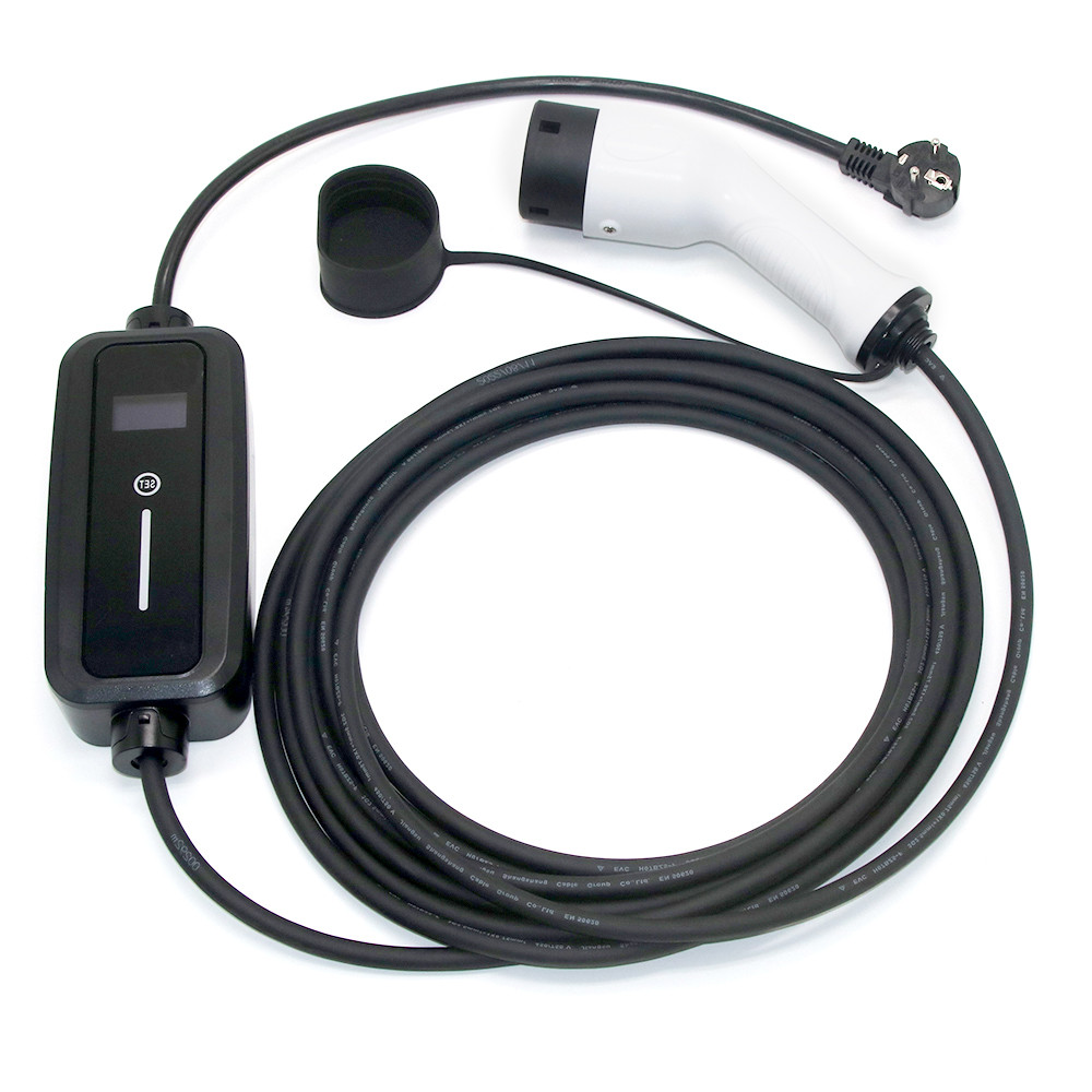 Jual Portable EV Charger Type 2 Level 2 16A 1 Phase 3.5KW EVSE ...