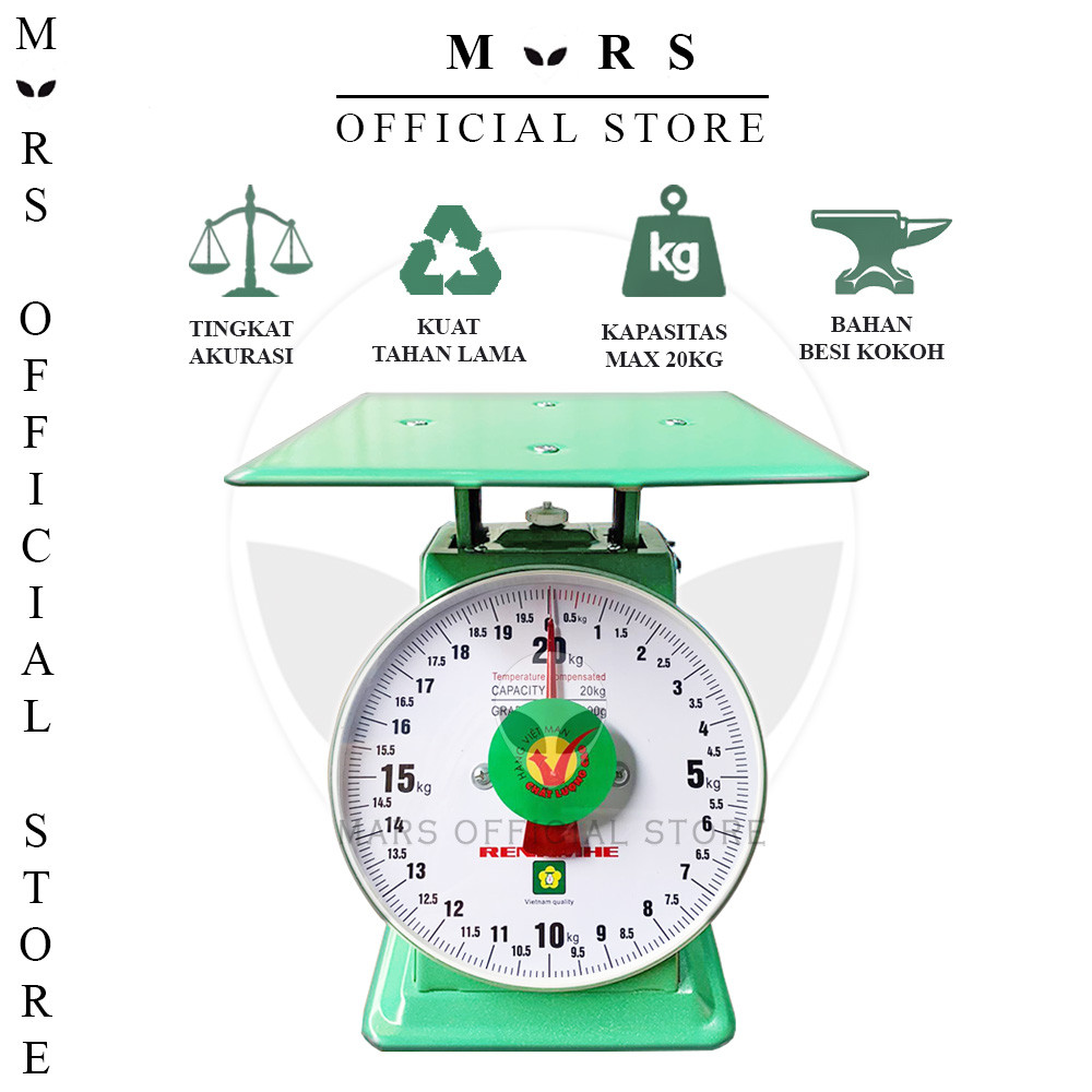 Jual RENKMHE Timbangan Manual Jarum Duduk 20 Kg 30 Kg 40 Kg 50 Kg ...