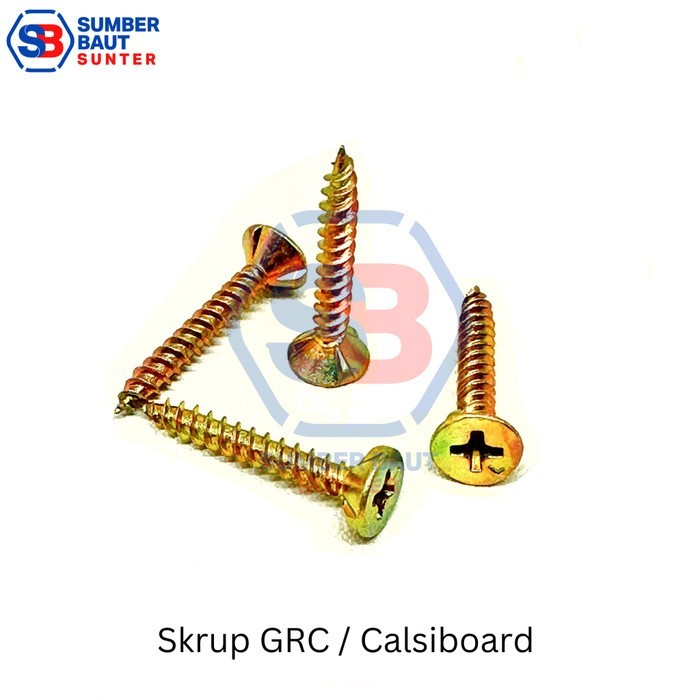 Jual Skrup Grc / Kalsiboard 6 X 1" (2,5 Cm) - 1 Box Isi 1.000 Pcs Lion ...