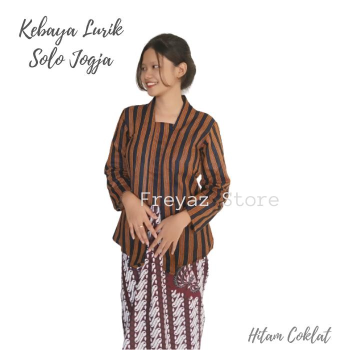Jual ASLI Kebaya Lurik Wanita Jawa Bahan Tenun Baju AJawa Wanita Baju Lurik READY STOCK | Shopee ...