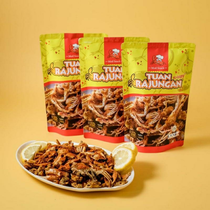 Jual Andrianbijaksana Tuan Rajungan Snack Sehat Cemilan Viral Enak ...