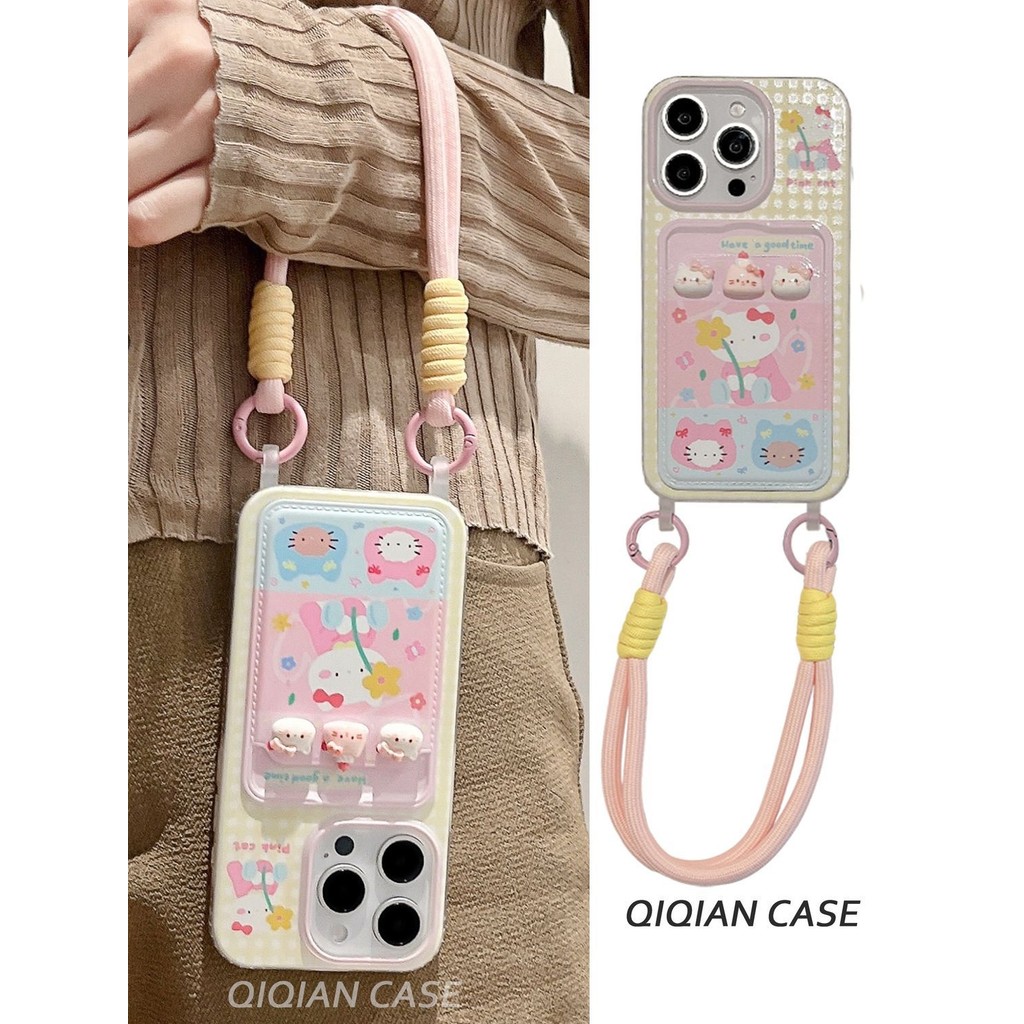 Jual Hellokitty Card Holder Cewek Aesthetic Casing Hp infinix note 50 ...