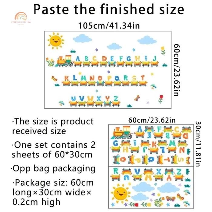Jual PRODUK TERLENGKAP WALL STIKER DINDING KAMAR ANAK ABJAD ABC ...