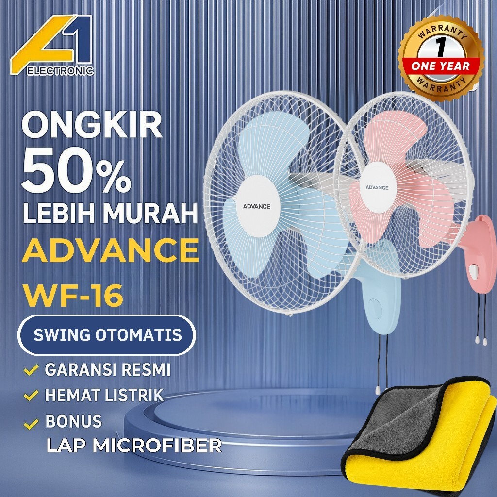 Jual [Free Microfiber] ADVANCE Kipas Angin WF-16 WF 16 Kipas Angin ...