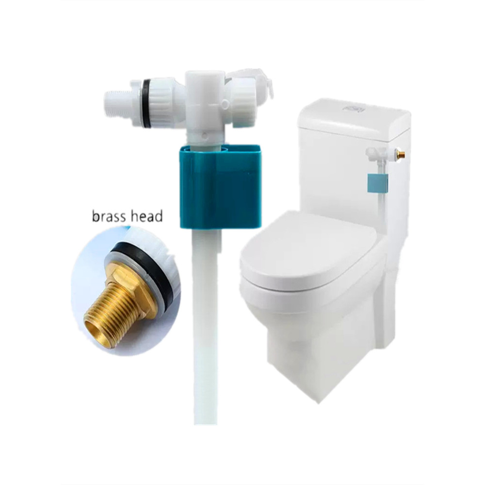 Jual Side Inlet Valve Toilet Water Tank Fill Valve Float Bowl Bathroom ...