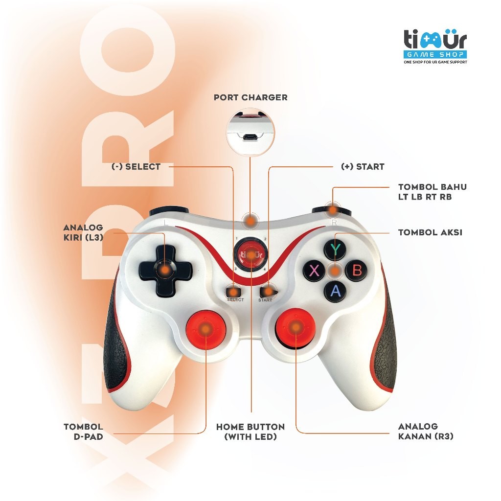 Jual Stik Stick Gamepad Wireless Joystick Bluetooth HP PC Laptop ...