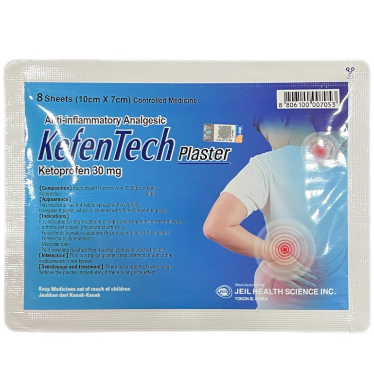 Jual Kefen Tech Plaster Koyo Isi 8 Lembar Redakan Nyeri Otot Sendi ...